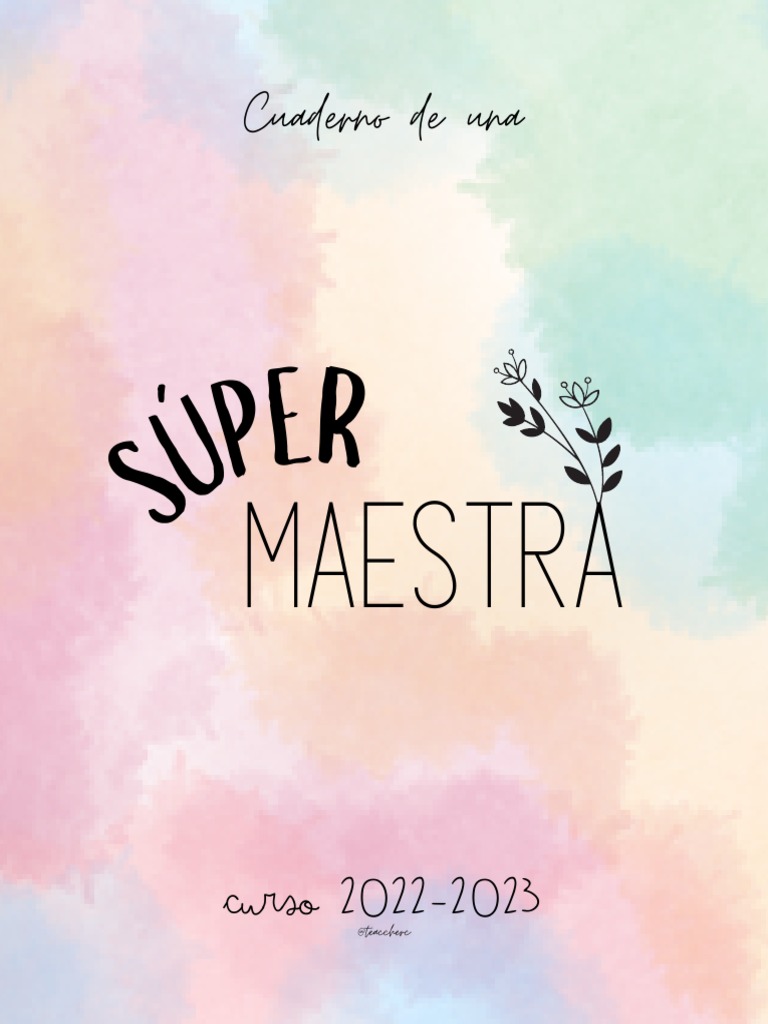 Cuaderno de La Maestra 1 (2022-2023) | PDF | Unidades de medida | Science