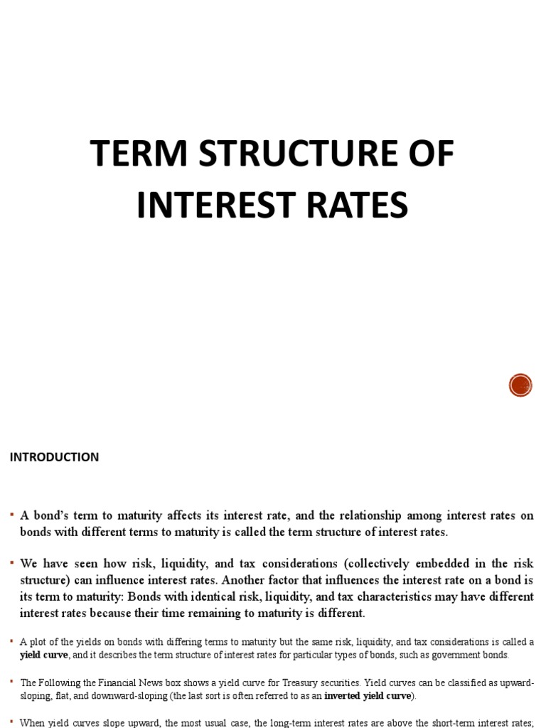 Understanding Term Structure of Interest Rates | PDF | Yield Curve ...