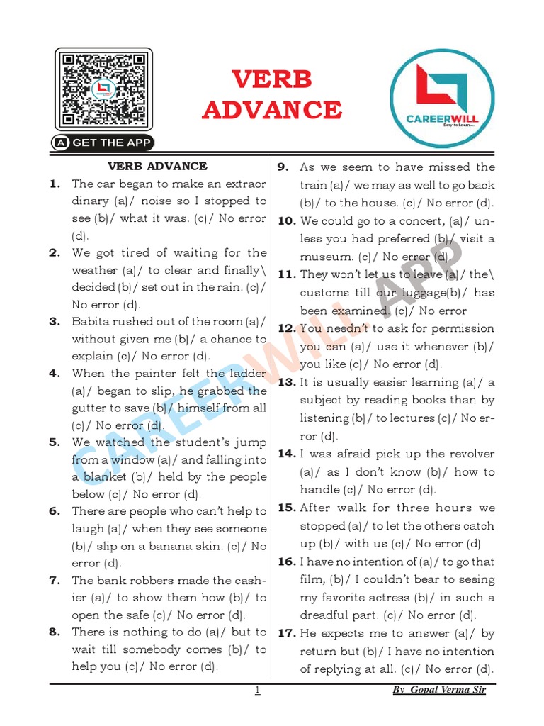 Verb Advance | PDF