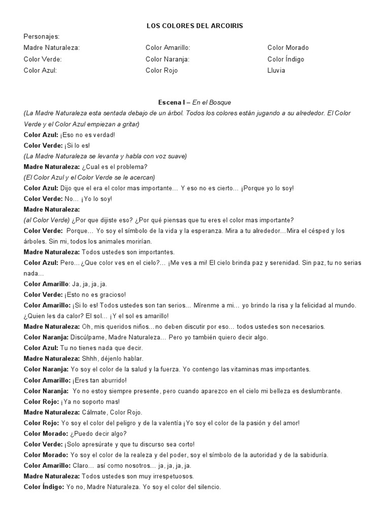 Los Colores Del Arcoiris | PDF | Color | Arco iris