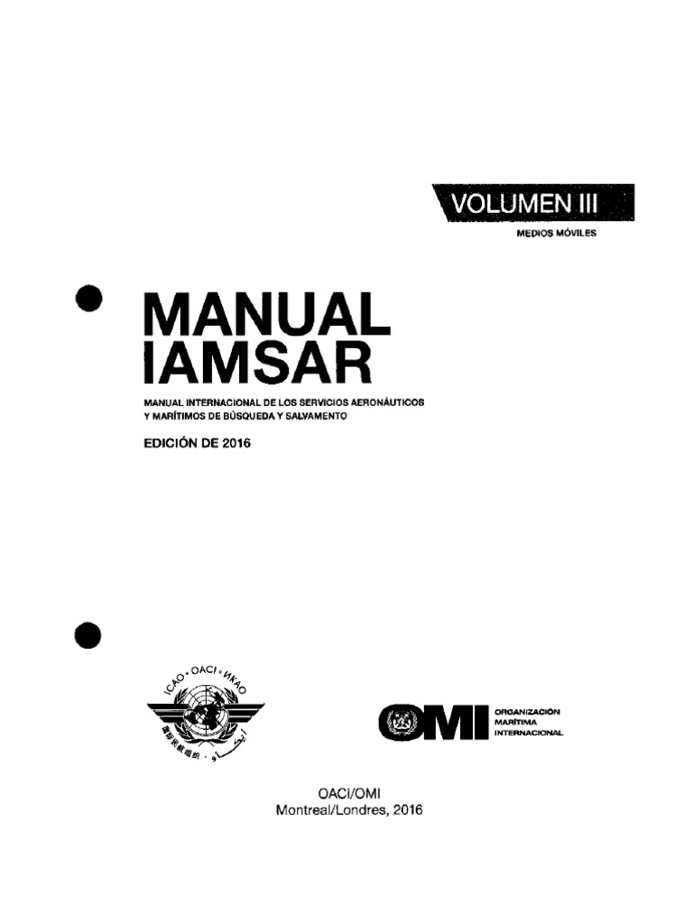 Manual Iamsar Final | PDF