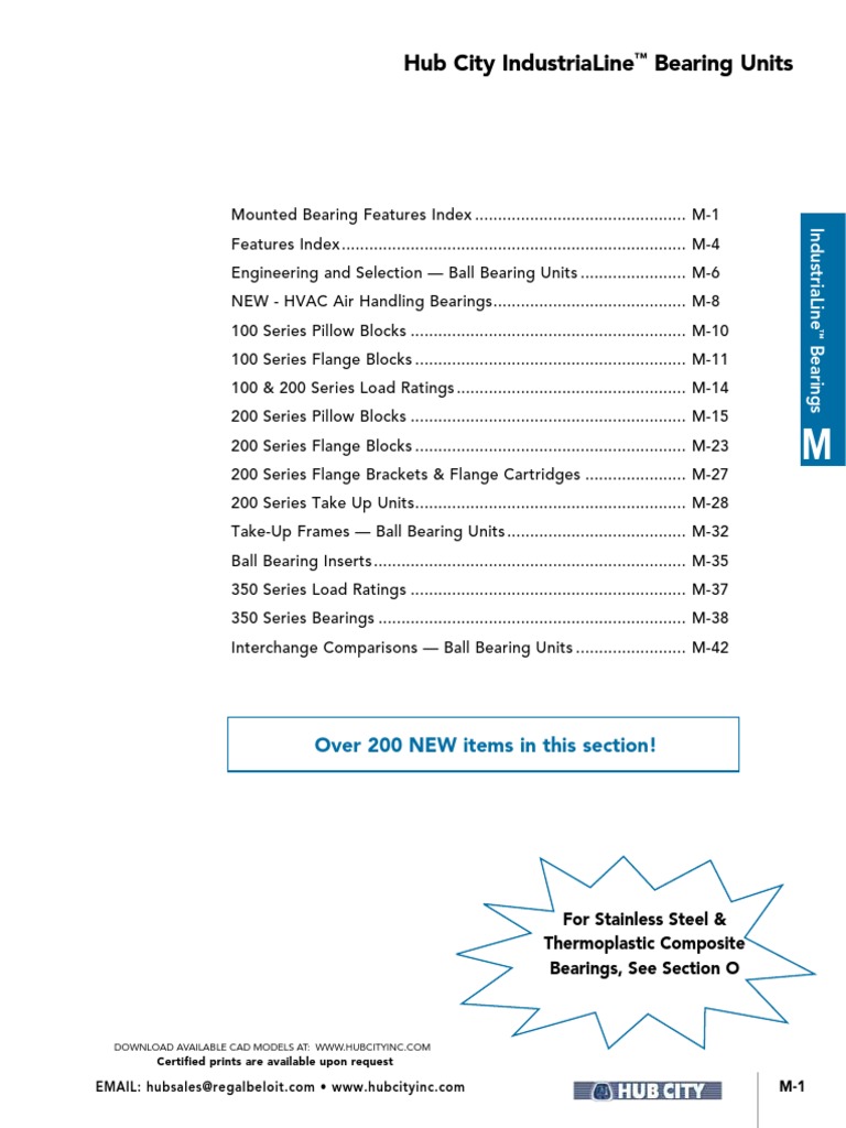 MBC-M-IndustriaLineMountedBearings - Chumaseras Hub City | PDF | Bearing (Mechanical) | Strength ...