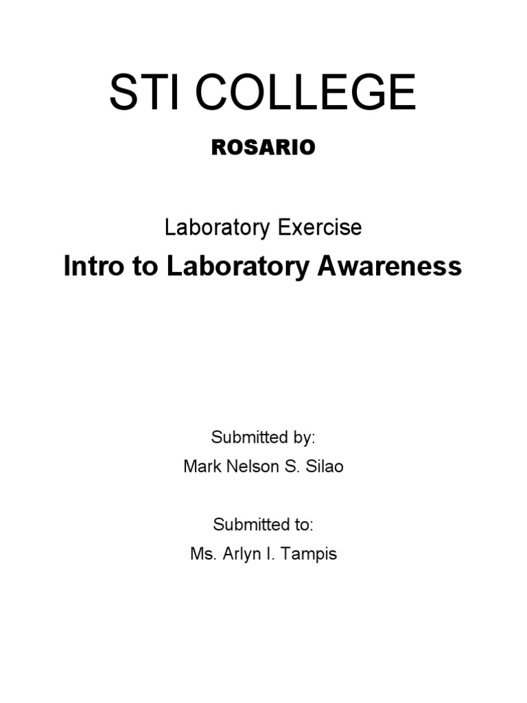 Intro To Laboratory Awareness | PDF | Laboratories | Electronics
