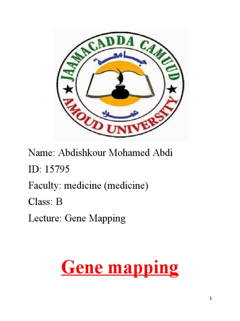 Gene Mapping Assignment | PDF | Genetic Linkage | Genetics