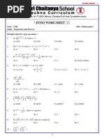 Class VII TO VIII NSAT-QP | PDF | Mathematics