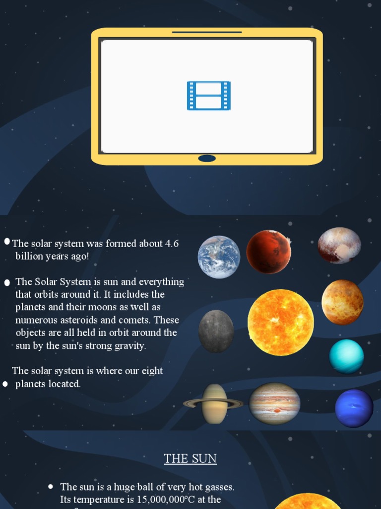 Solar System Lesson - by Slidesgo | PDF | Planets | Natural Satellite
