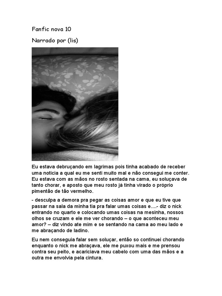 Fanfic Nova 10 Narrado Por (Lis) | PDF | Amor | Beijo