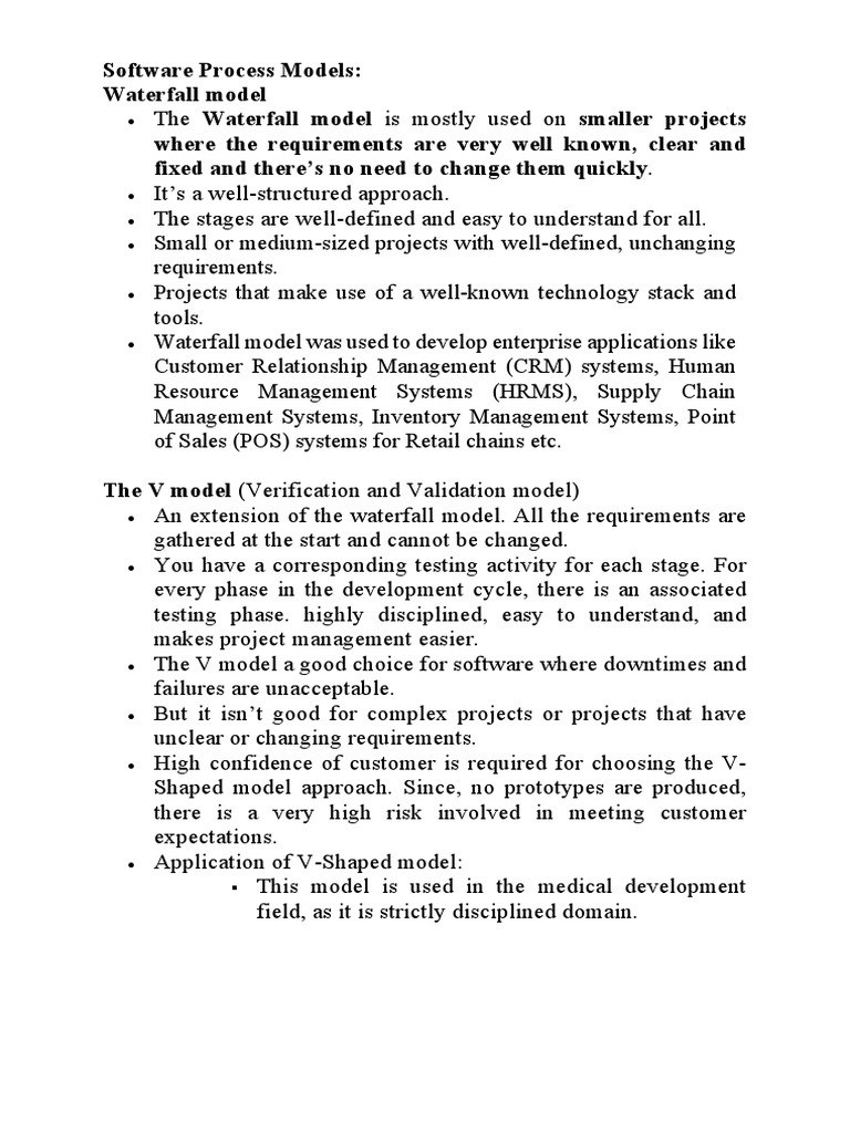 Module - 1 - Models Sample Problem Statements and Answers | PDF | Software Development Process ...