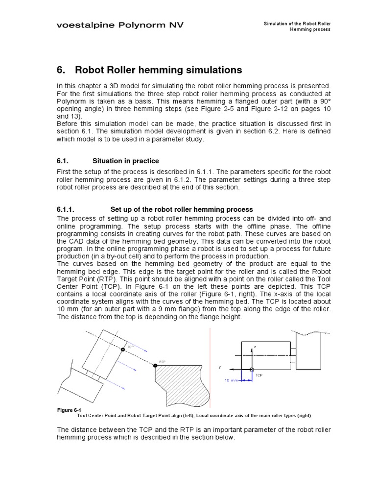 Roller Hemming Simulation | PDF | Cartesian Coordinate System | Simulation