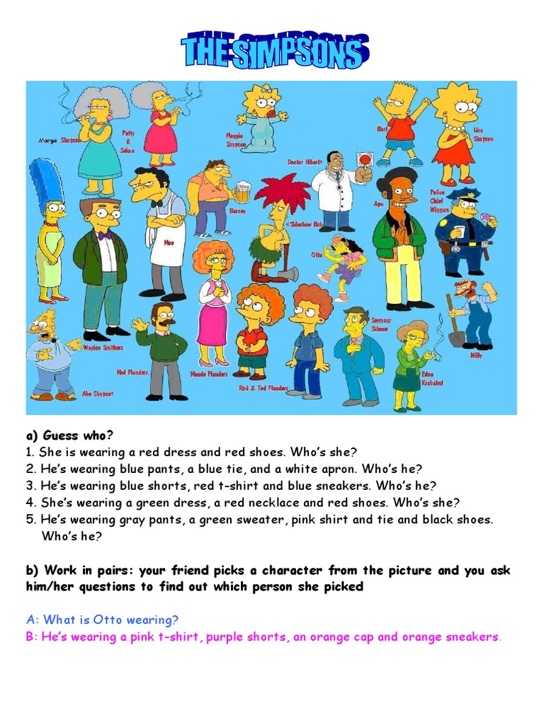 4) The Simpsons Clothes | PDF