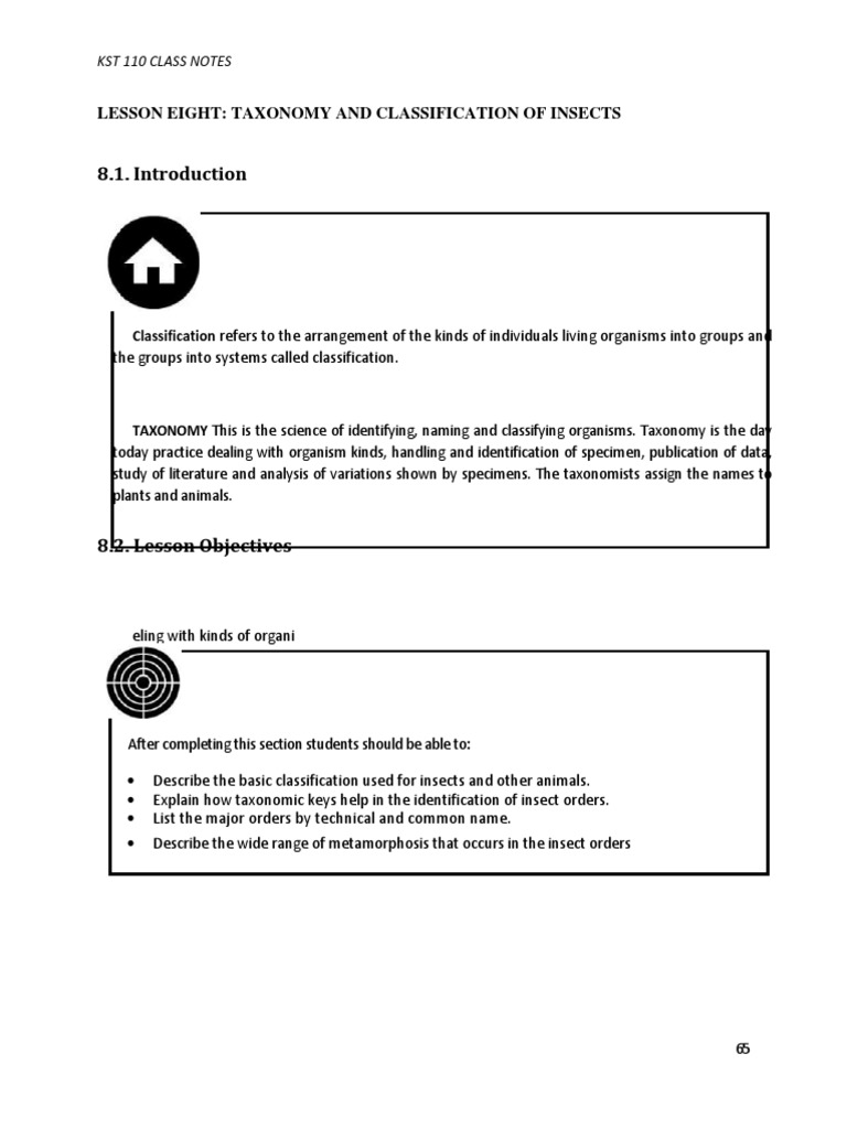 Taxonomy and Classification.... | PDF | Taxonomy (Biology) | Fly