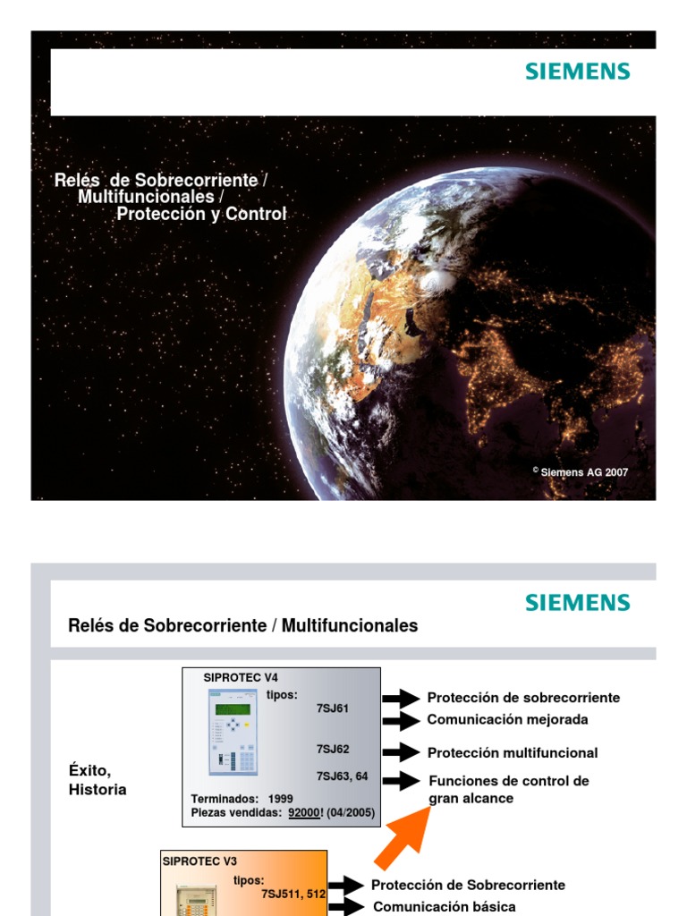 Reles de Sobrecorriente 7SJ | PDF | Relé | Automatización