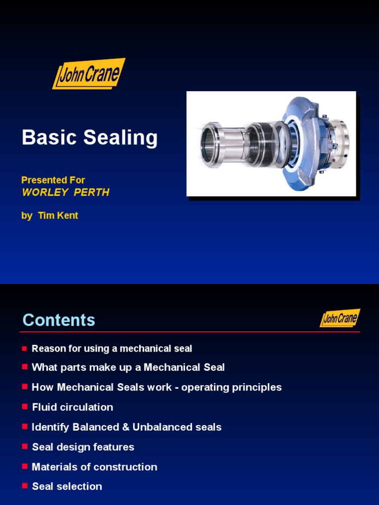 Basic Sealing Worley | PDF | Mechanical Engineering | Building Engineering