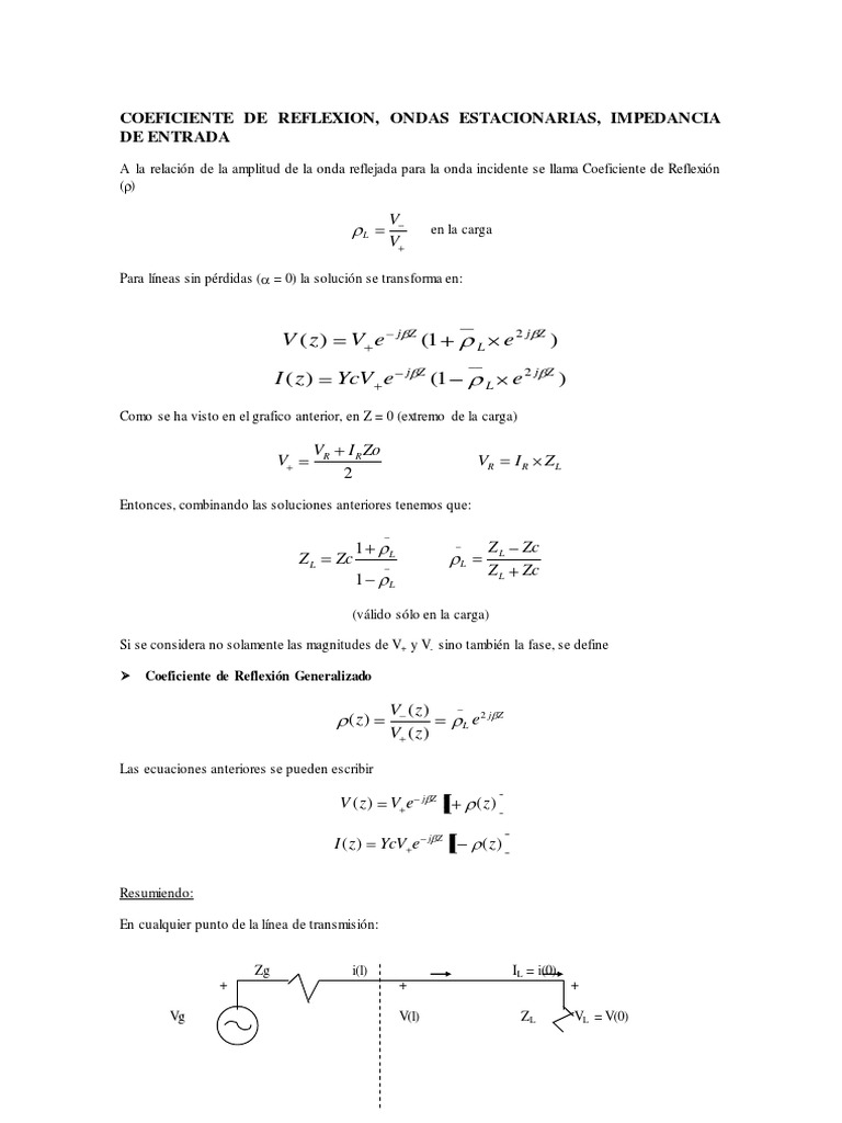 Coeficiente de Reflexiòn y O.E. | PDF | Olas | Física