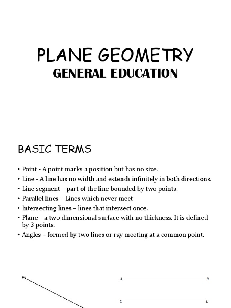 Plane Geometry | PDF