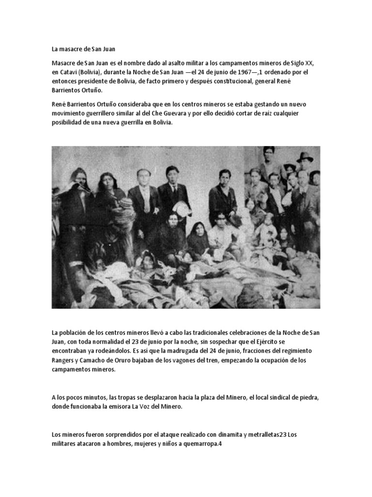 La Masacre de San Juan | PDF | Abusos de derechos humanos | Guerra