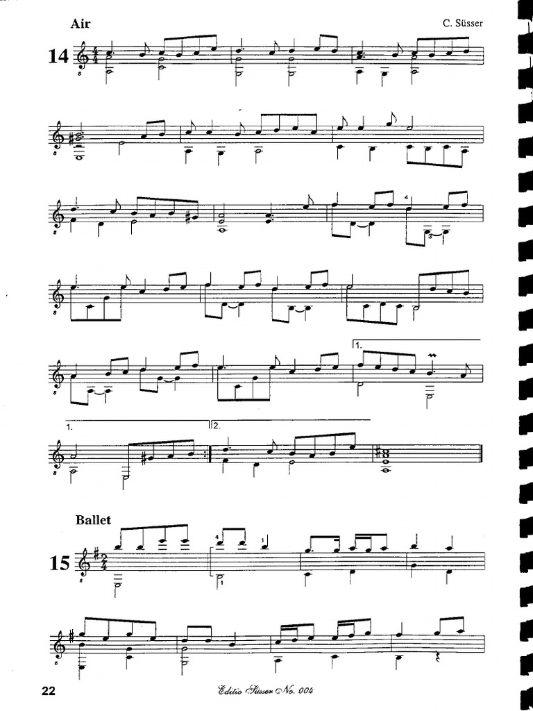 Ballet, C. Susser | PDF