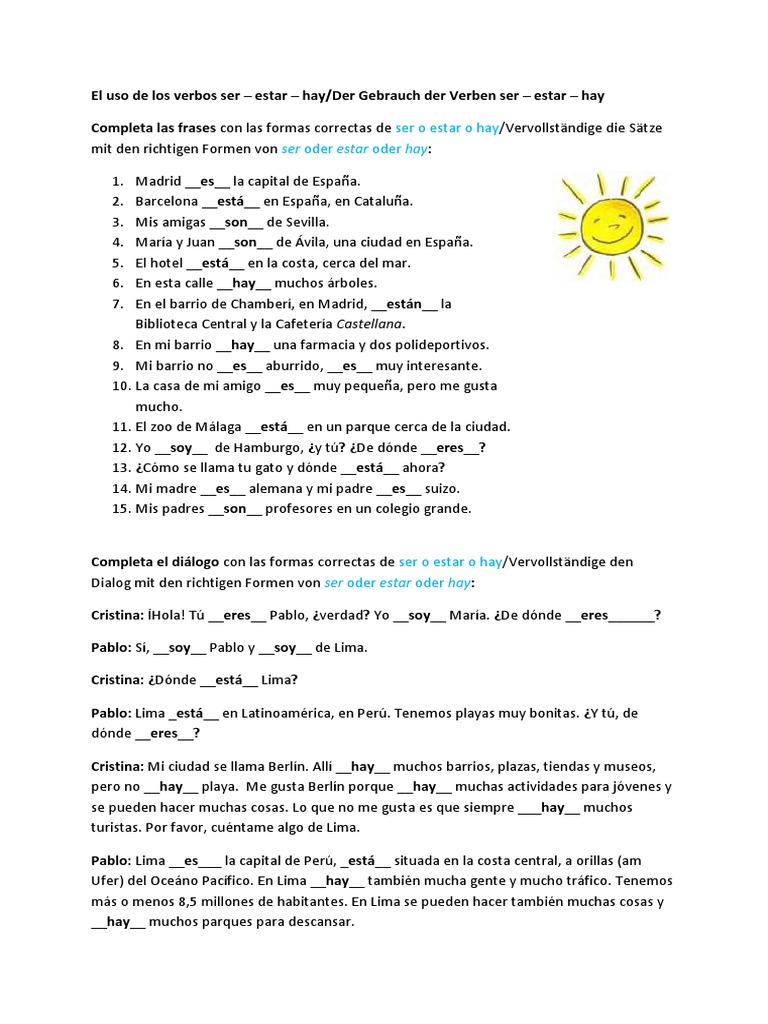 arbeitsblatt-2-el-uso-de-los-verbos-ser-estar-hay-l-sungen-pdf