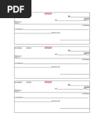 Modelo Cheque Word | PDF | Servicios financieros | Bancario