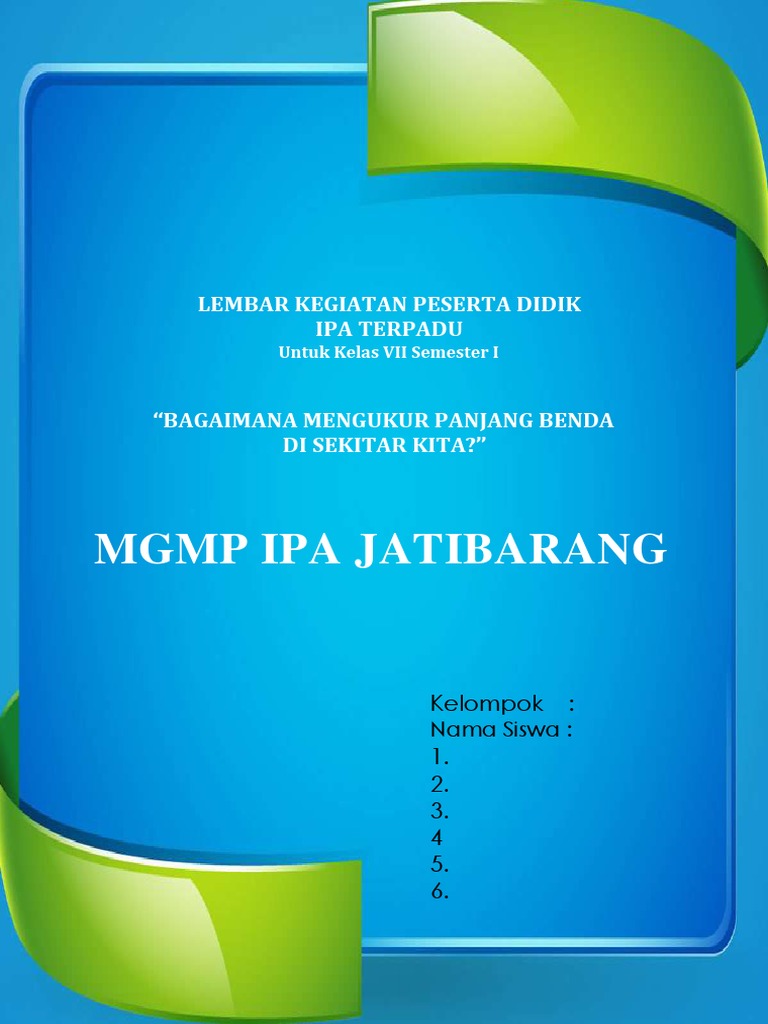 LKPD Besaran Dan Satuan - MGMP Ipa Jatibarang | PDF LKPD Besaran Dan Satuan - MGMP Ipa Jatibarang | PDF