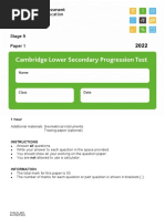 S4 Mathematics Scenario QnA | PDF