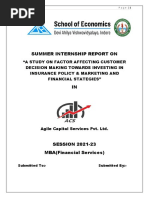 Agile Capital Services Pvt. Ltd. New Delhi | PDF | Insurance | Life ...