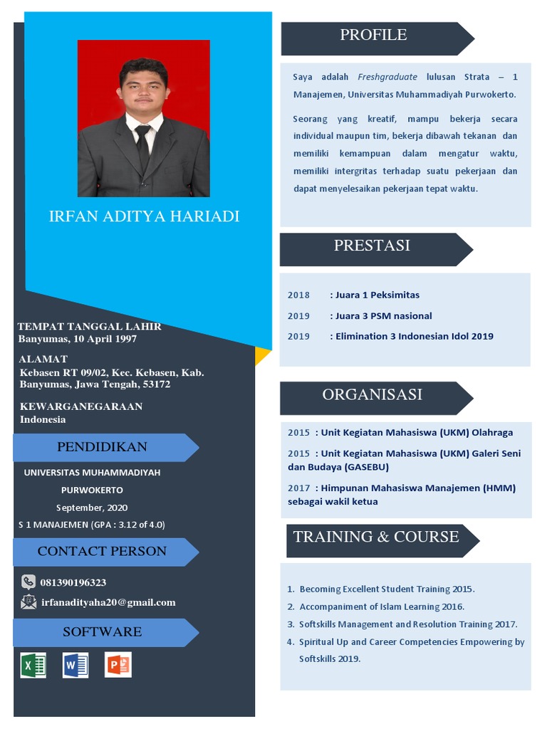 CV - Irfan - Aditya - Hariadi NEW | PDF