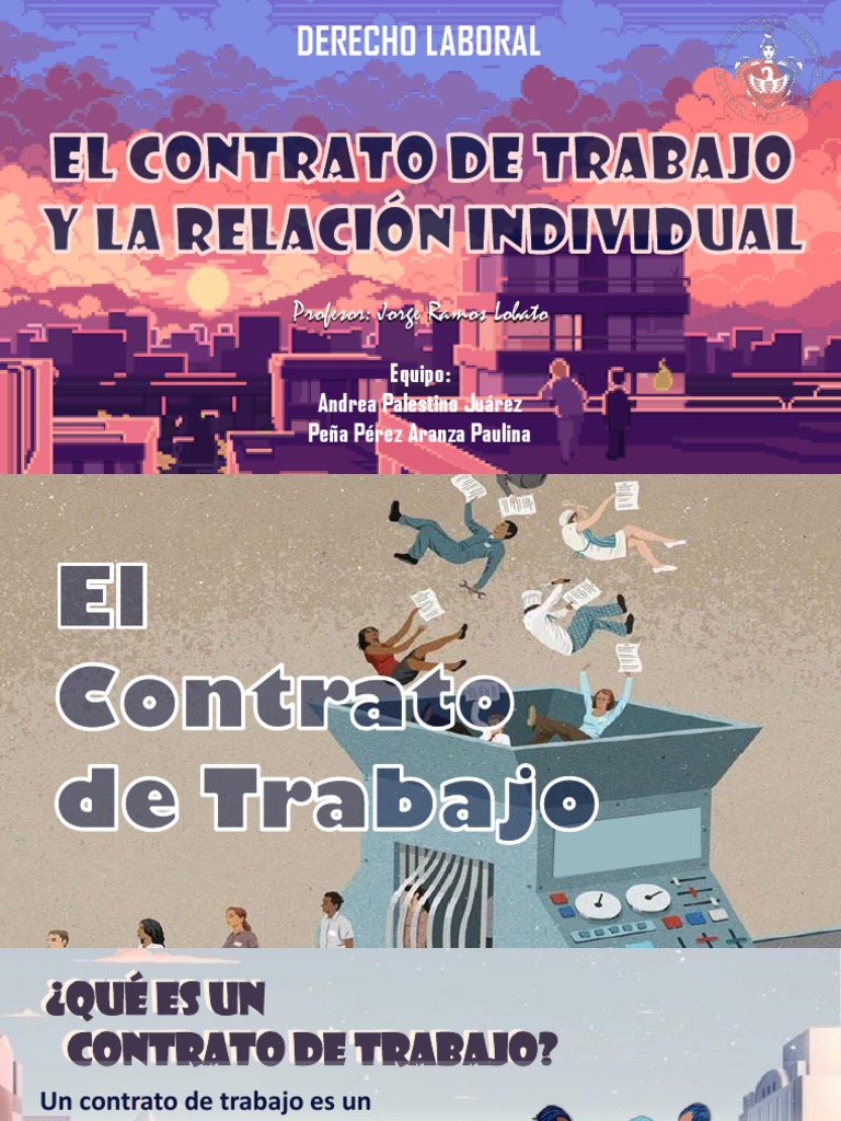 Contrato de Trabajo y Relación Laboral Individual | PDF | Salario | Derecho laboral