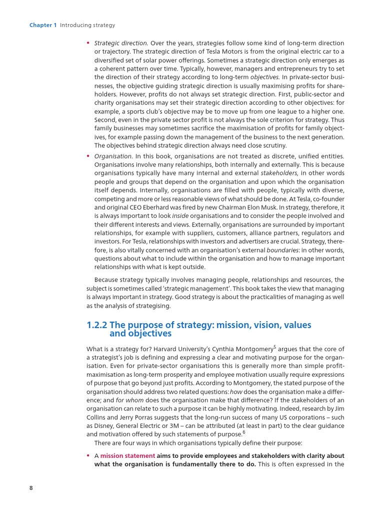 Whittington Et Al. - Exploring Strategy - 1.2.2 | PDF | Strategic ...