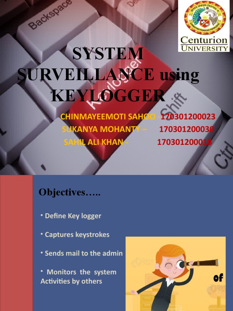 System Surveillance Using Keylogger | PDF | Microsoft Windows | Software