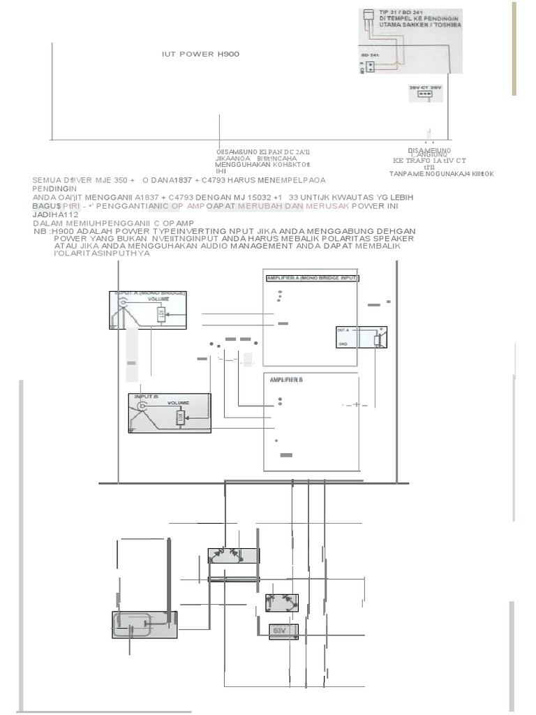 Apex H900 Power Amplifier Adalah Amplifier Jenis Class H 5 | PDF