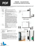 Coldroom Installation Checklist | PDF | Refrigerator | Door