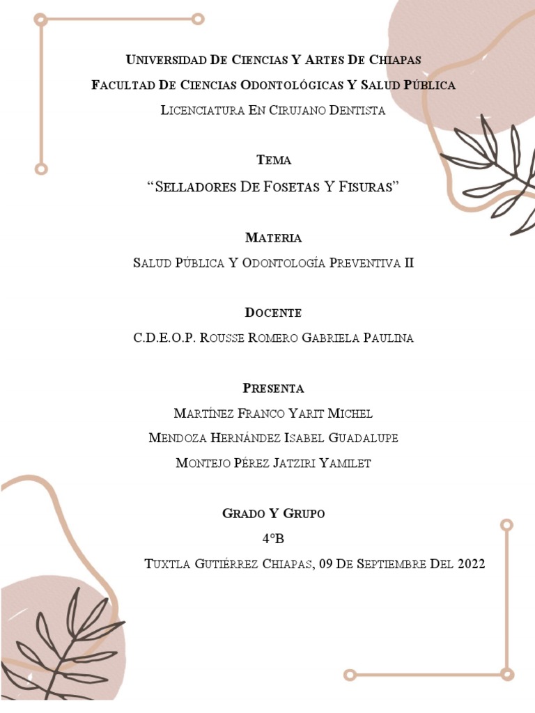 Selladores de Fosetas y Fisuras-2 | Descargar gratis PDF | Odontología ...