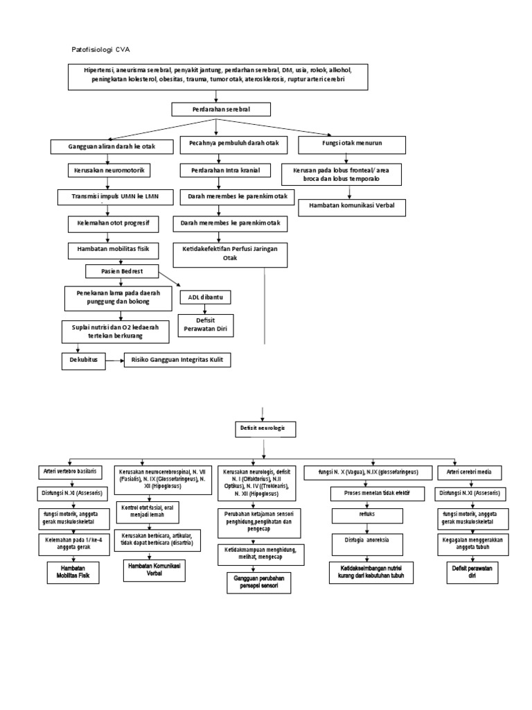 Patofisiologi CVA ICH | PDF