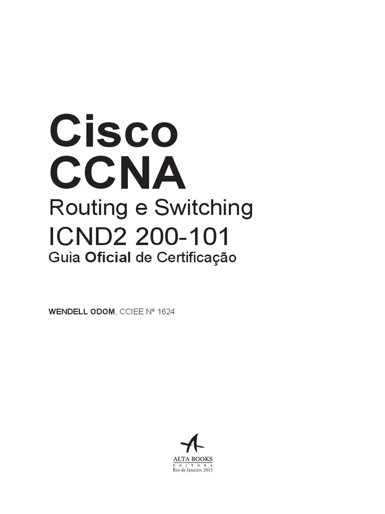 CCNA ICND2 Guia | PDF | Roteamento | Roteador (informática)