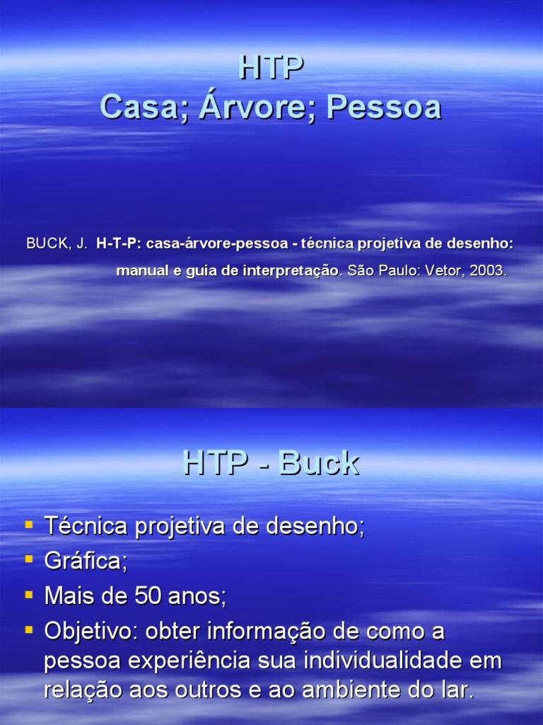 Aula-3 HTP Casa C3a1rvore Pessoa | PDF | Tempo | Desenho