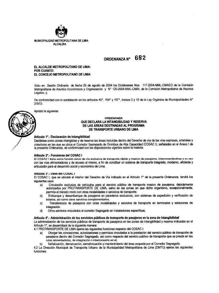 Ord-682 - Cosac I | PDF