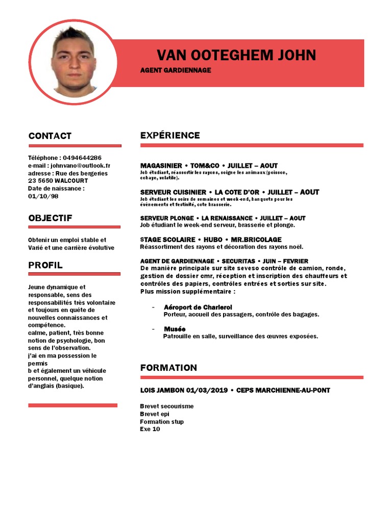 CV John | PDF