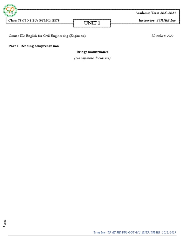 5 Unit 1-English For Civil Engineering (Engineers) | PDF | Cognitive Science | Communication