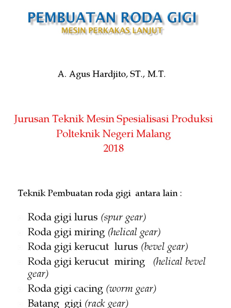 Perawatan Roda Gigi | PDF