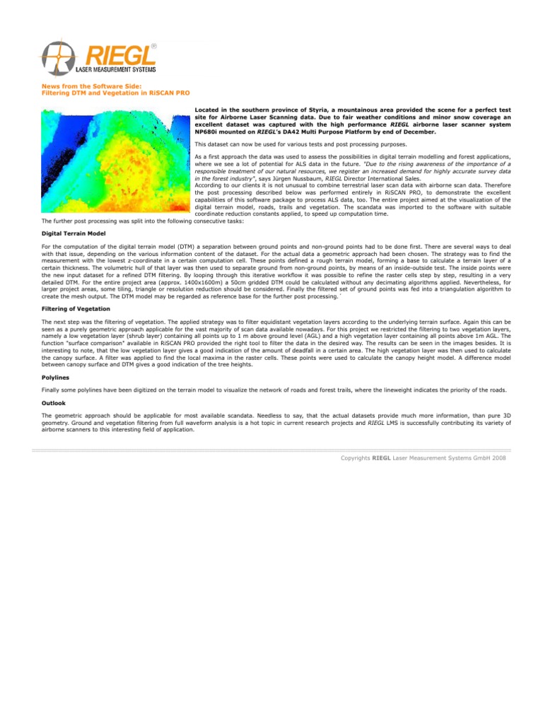 RIEGL | PDF | Computing | Computer Science