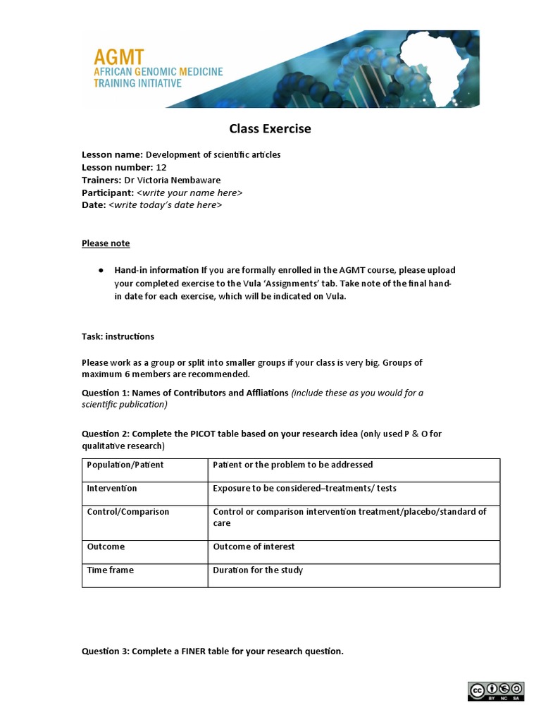 Module 4 Lesson 12 Class Exercise Victoria Nembaware | PDF | Single ...