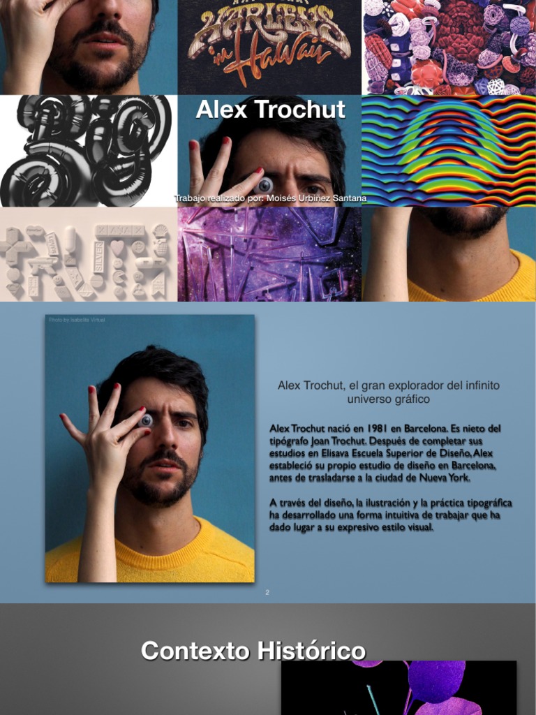 Alex Trochut: Maestro del Diseño Gráfico | PDF | Diseño | Estética
