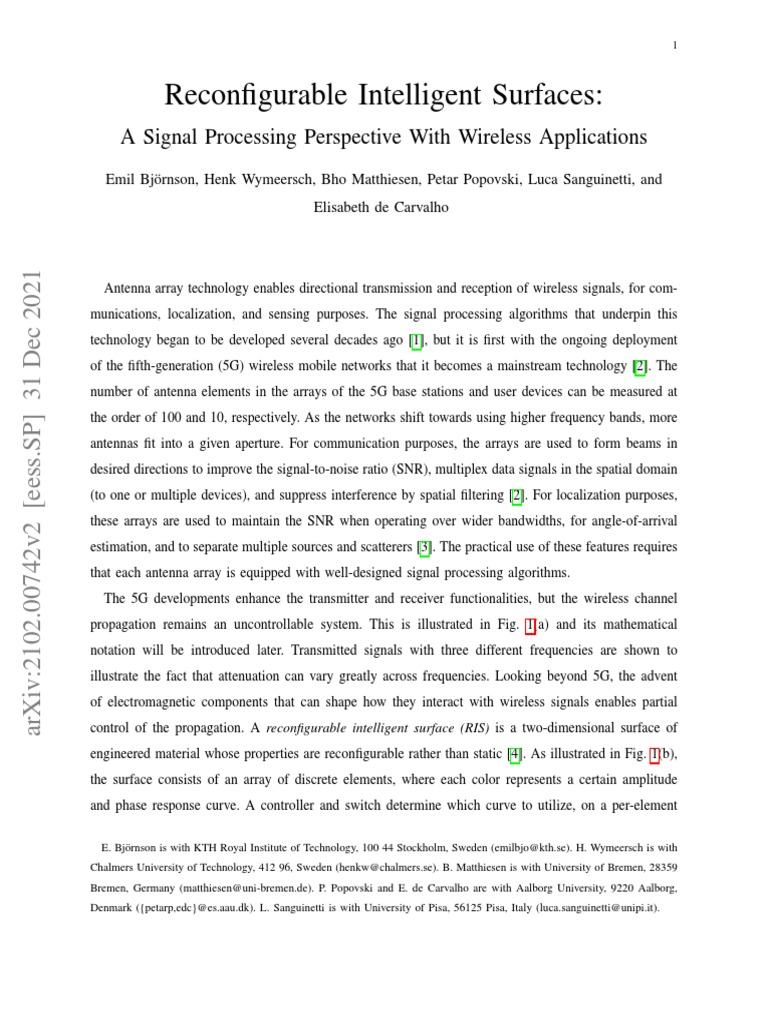 A Signal Processing Perspective | PDF | Filter (Signal Processing) | Orthogonal Frequency ...