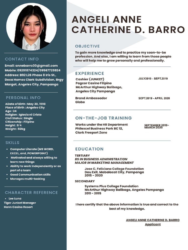 Angeli Anne Catherine D | PDF