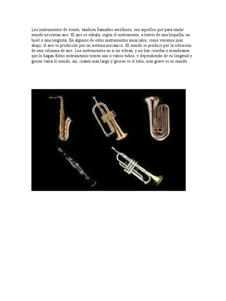 Los Instrumentos de Viento | PDF