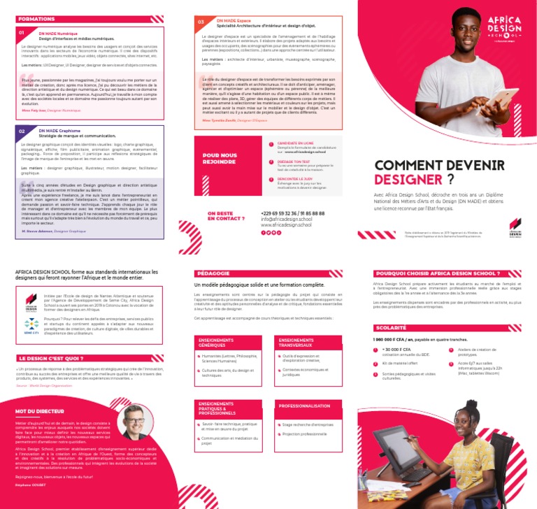 Africadesignschool Brochure | PDF | Conception | Pédagogie