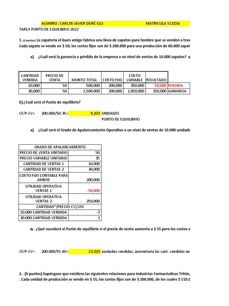 Finanzas Primer Examen Parcial | PDF | Deuda | Apalancamiento (Finanzas)