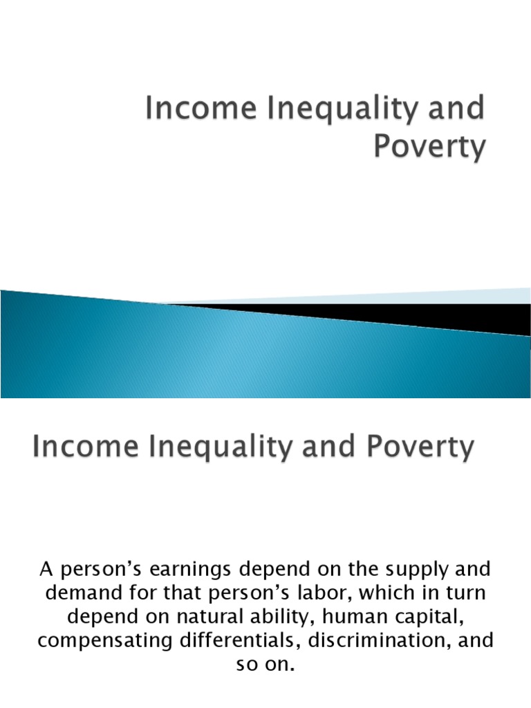 Income Inequality & Poverty | PDF | Poverty | Poverty & Homelessness