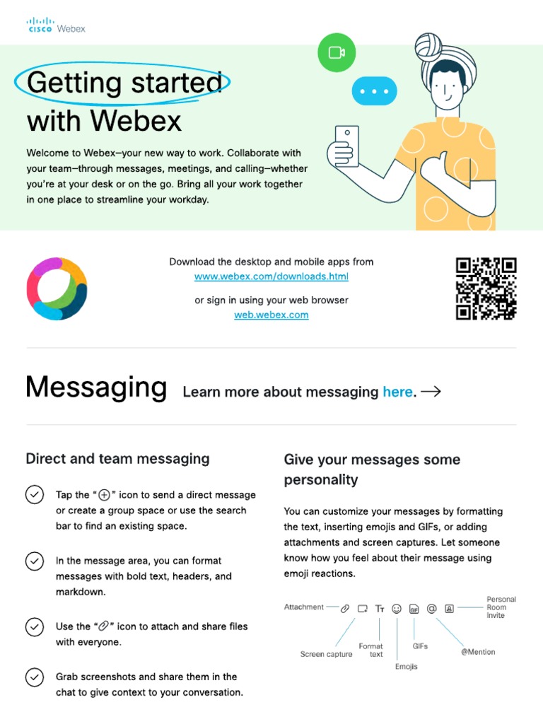 Webex Quickstart Guide 40 12 | PDF | Microsoft Outlook | Screenshot